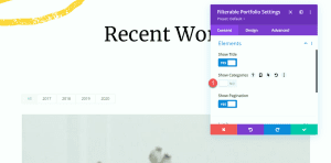 How to Style the Pagination in Divi's Filterable Portfolio Module