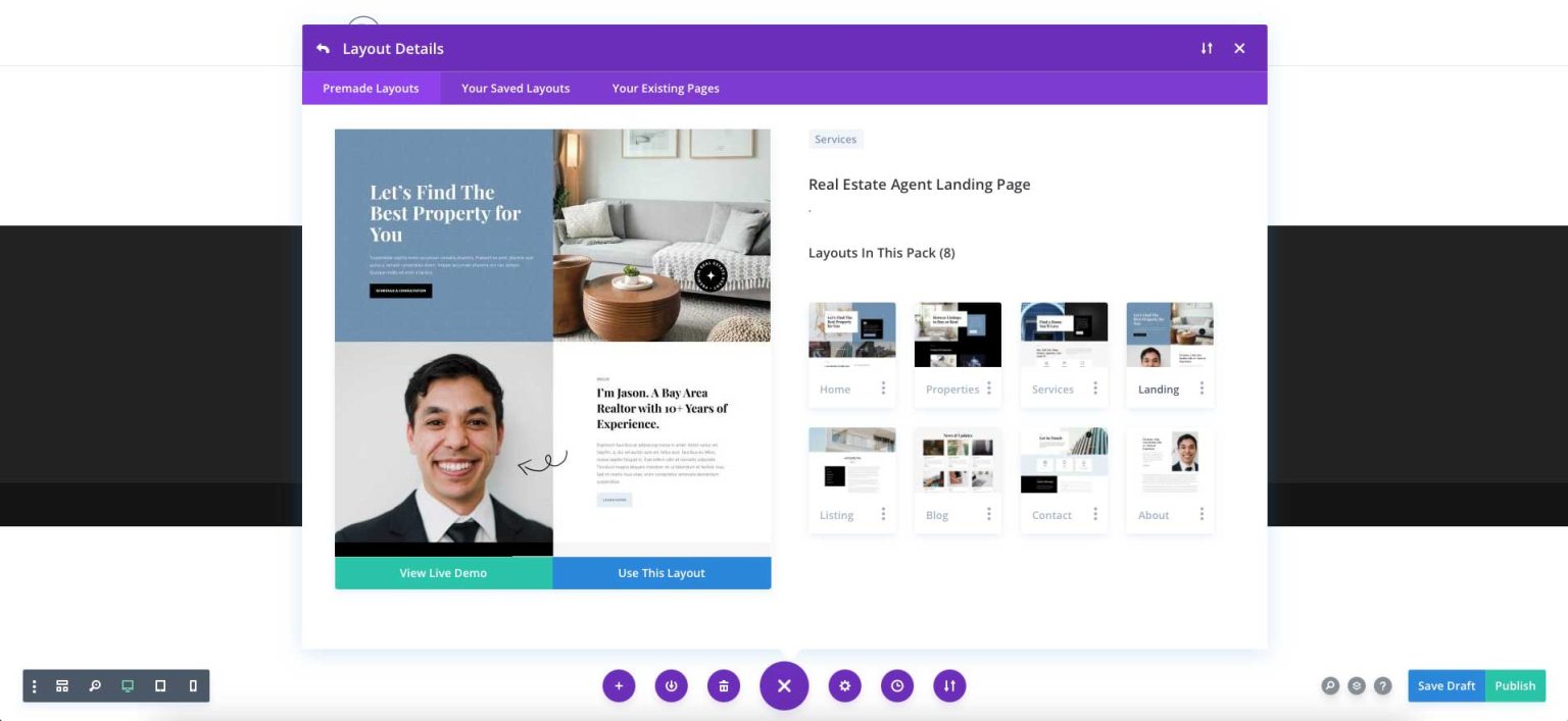 Get a Free Real Estate Agent Layout Pack for Divi
