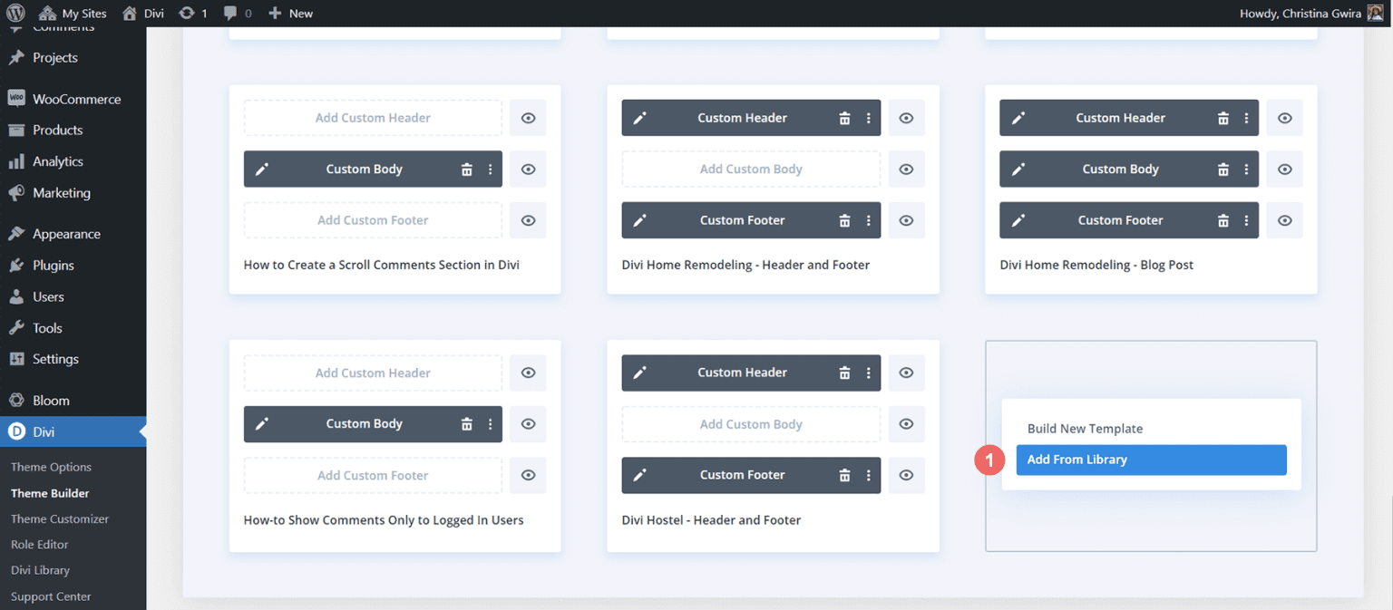 How to Upload Divi Theme Builder Templates to Your Divi Cloud