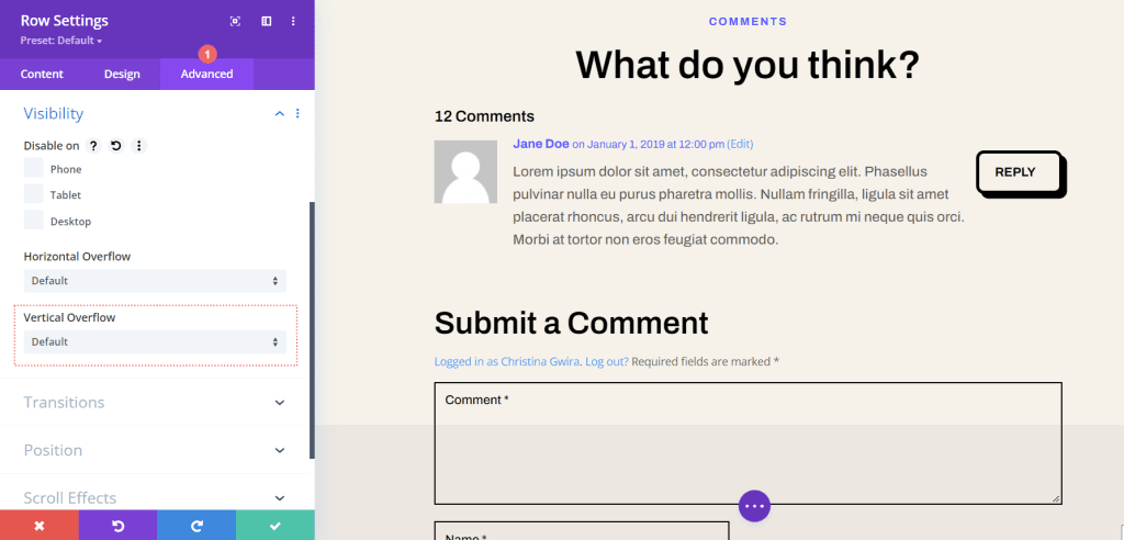 How to Create a Scroll Container for Your Divi Comments Module