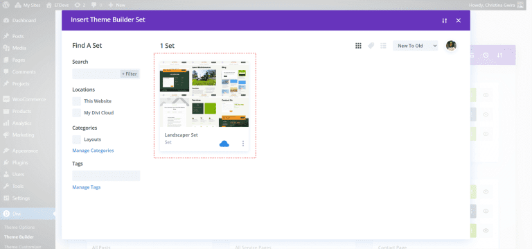 How to Create Template Sets Using Divi's Theme Builder Library