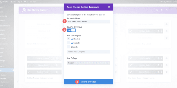 How to Upload Divi Theme Builder Templates to Your Divi Cloud