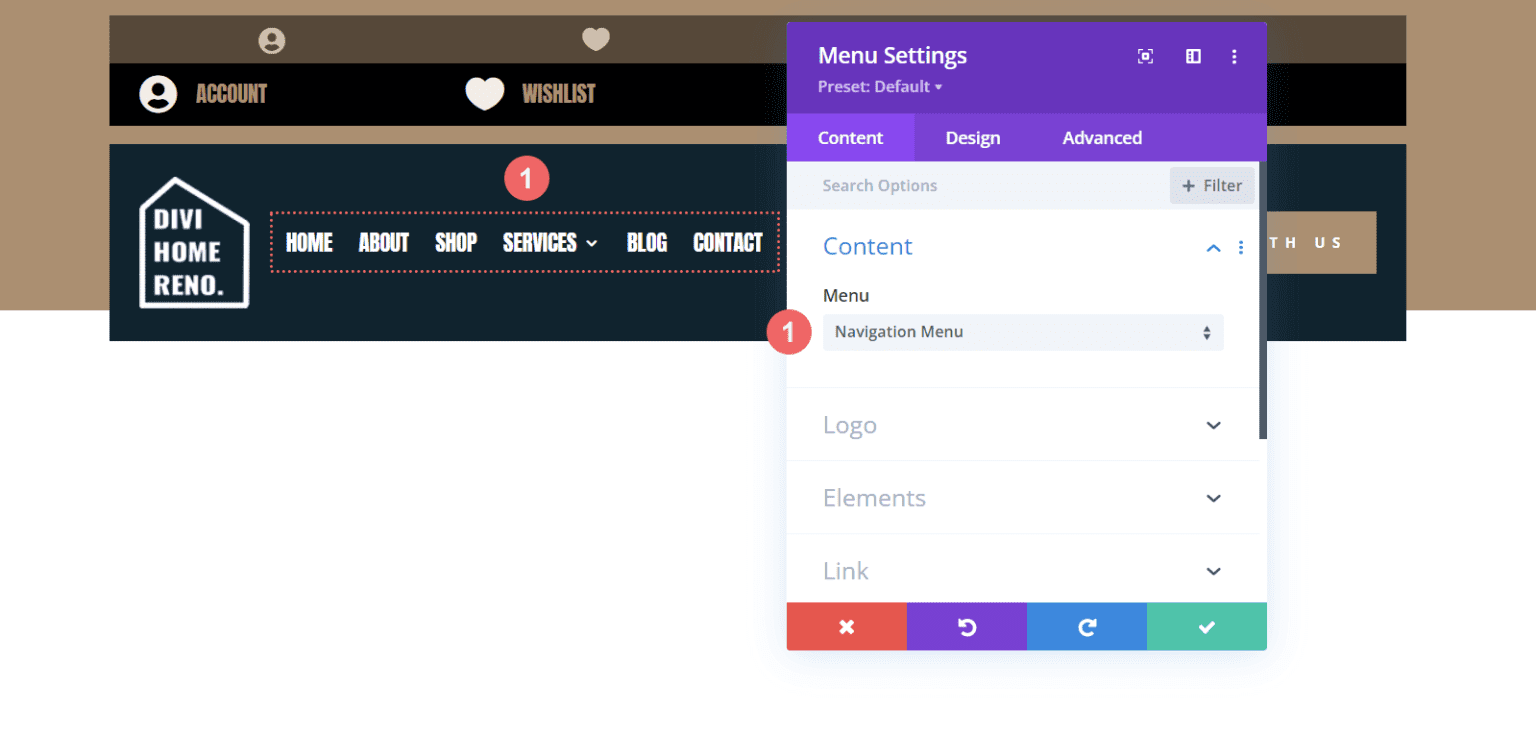 Download a FREE Header & Footer for Divi's Home Remodeling Layout Pack