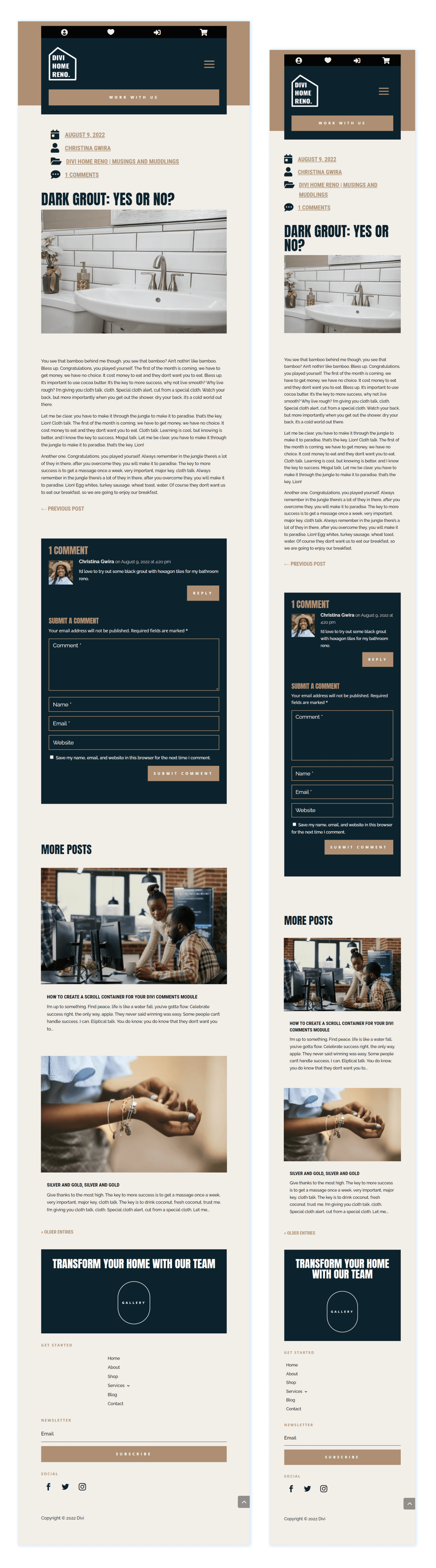 Download a FREE Blog Post Template for Divi's Home Remodeling Layout Pack