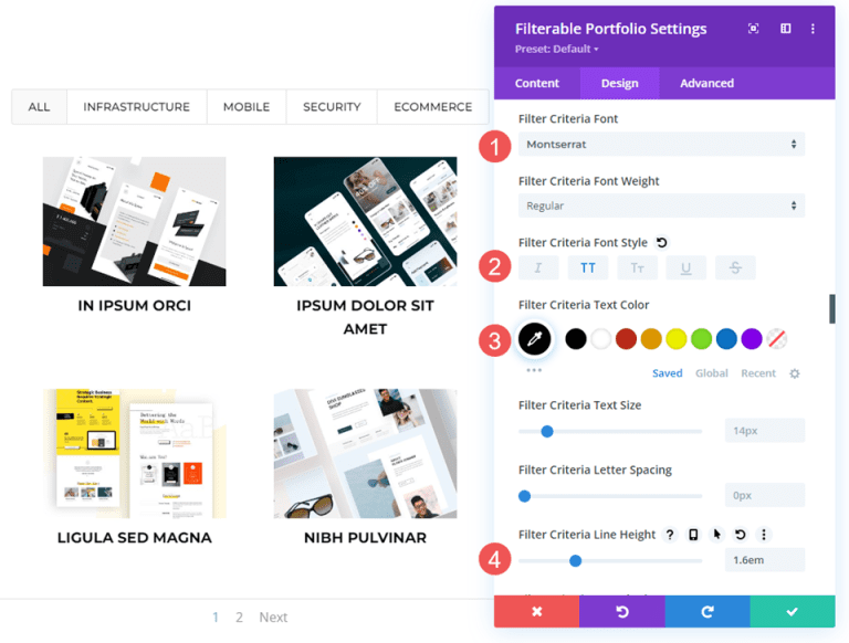 How to Customize the Project Overlay in Divi's Filterable Portfolio Module