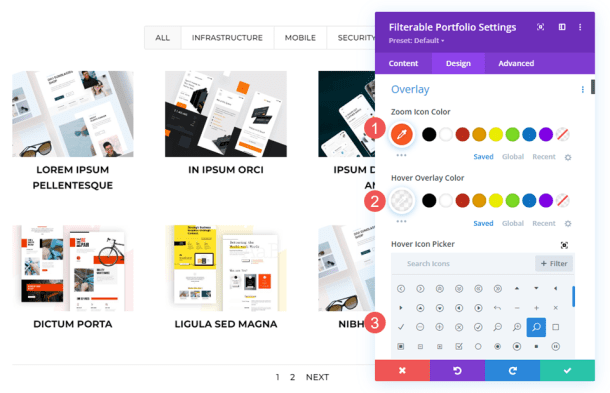 How to Customize the Project Overlay in Divi's Filterable Portfolio Module