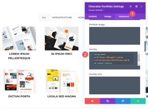 How to Customize the Project Overlay in Divi's Filterable Portfolio Module