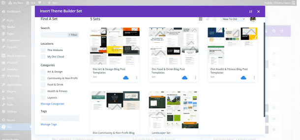 How to Organize Your Templates in Divi's Theme Builder Library