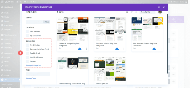 How to Organize Your Templates in Divi's Theme Builder Library