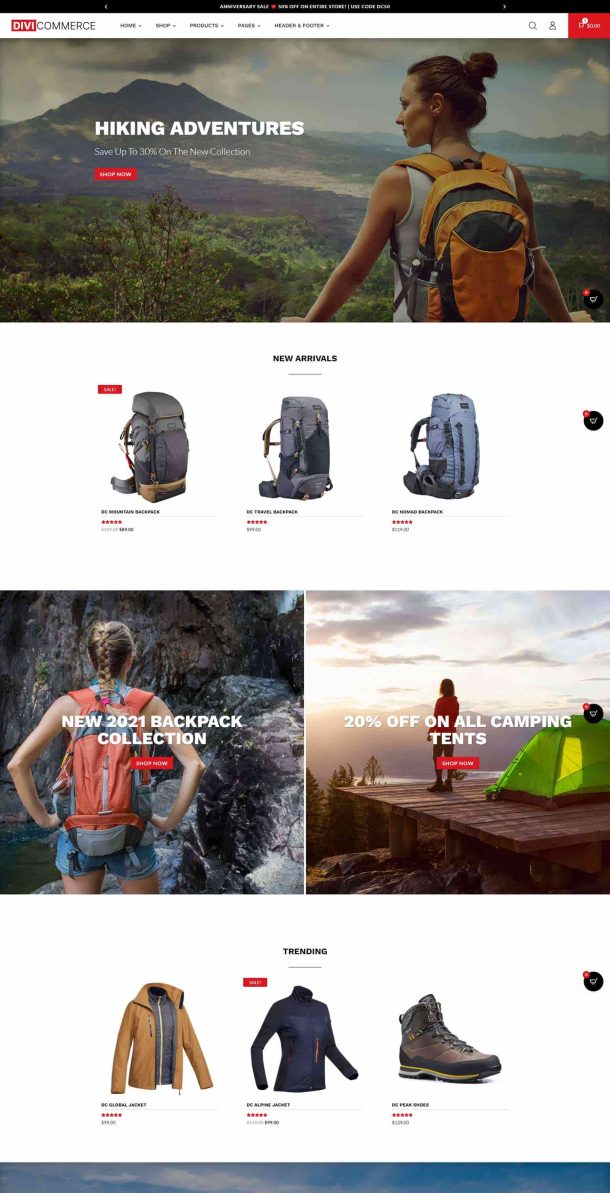 Divi Product Highlight: DiviCommerce