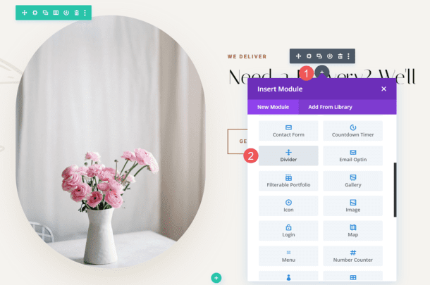 How to Use Invisible Dividers to Create Space Between Divi Modules