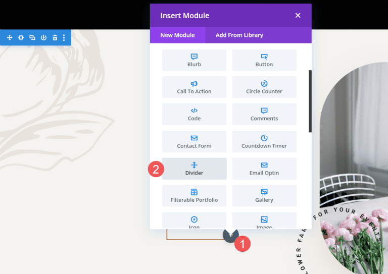 How to Use Invisible Dividers to Create Space Between Divi Modules