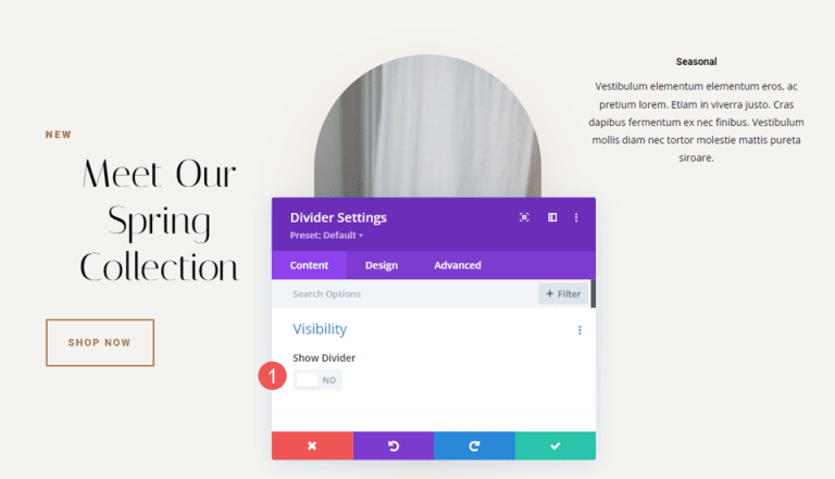 How to Use Invisible Dividers to Create Space Between Divi Modules