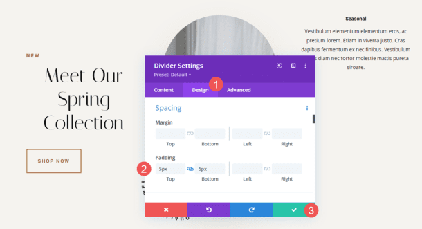 How to Use Invisible Dividers to Create Space Between Divi Modules
