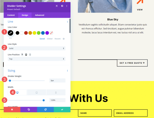 An Overview of Line Styles in Divi's Divider Module & How to Style Them