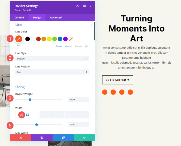 An Overview of Line Styles in Divi's Divider Module & How to Style Them