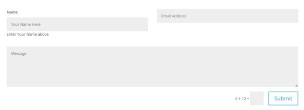 Divi Plugin Highlight Divi Contact Form Helper