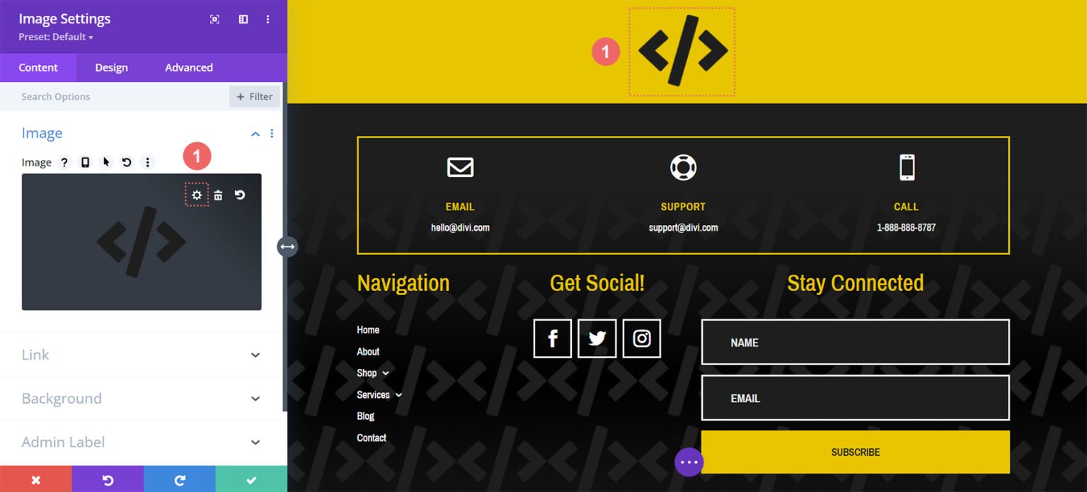 Download a FREE Header & Footer for Divi's Web Developer Layout Pack