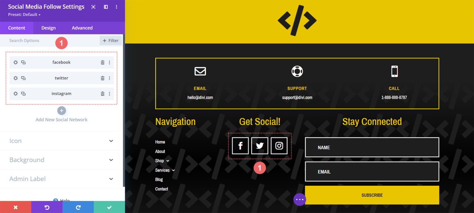 Download a FREE Header & Footer for Divi's Web Developer Layout Pack