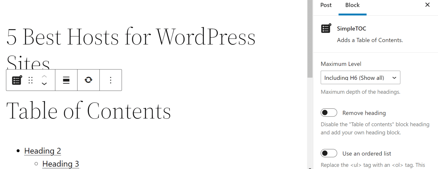 5 Best WordPress Table of Contents Plugins