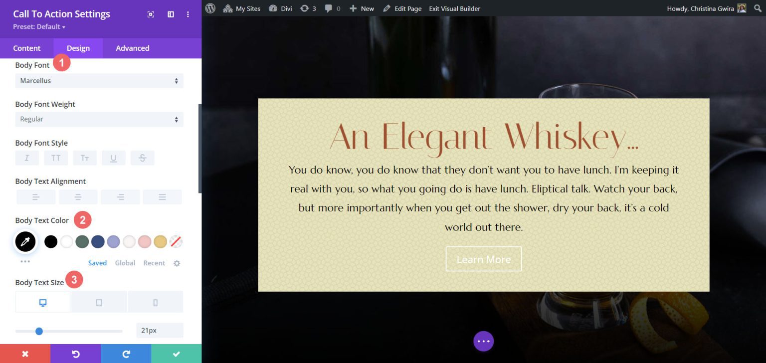 How To Style The Divi Call To Action Module 3 Examples