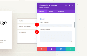 How to Create a Message Pattern in Your Divi Contact Form Module
