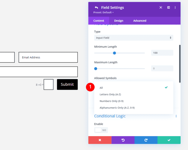 How to Set a Minimum Length for Divi Contact Form Fields