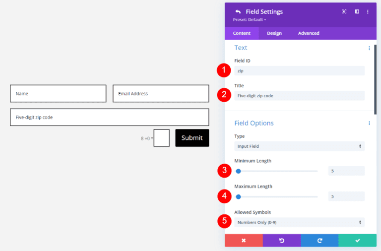 How to Set a Minimum Length for Divi Contact Form Fields