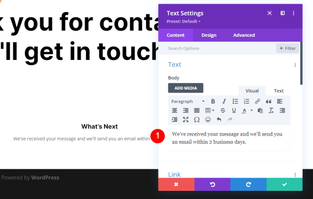 How to Redirect After Filling Out the Divi Contact Form