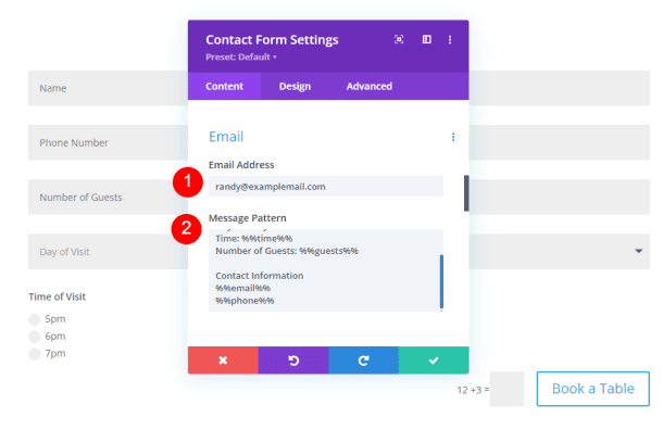 How To Create A Message Pattern In Your Divi Contact Form Module