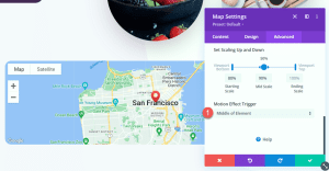 How to Expand Your Map Module on Scroll with Divi's Scroll Effects