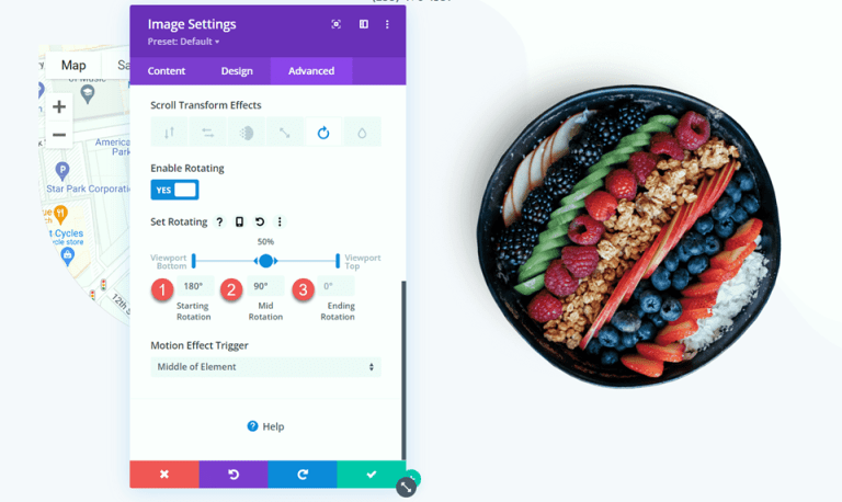 How to Expand Your Map Module on Scroll with Divi's Scroll Effects