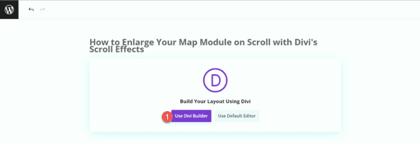 How to Expand Your Map Module on Scroll with Divi's Scroll Effects