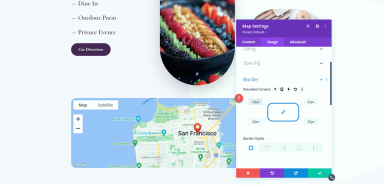 How to Expand Your Map Module on Scroll with Divi's Scroll Effects