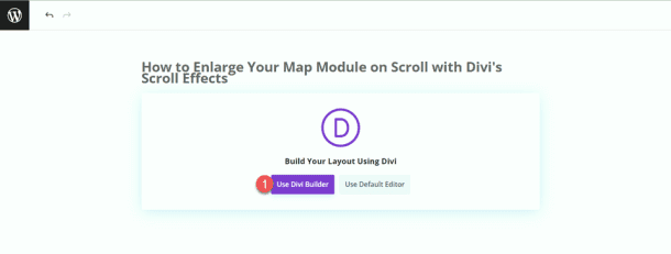 How to Expand Your Map Module on Scroll with Divi's Scroll Effects