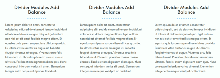 How to Use Divi Divider Modules to Create Balance in Your Design