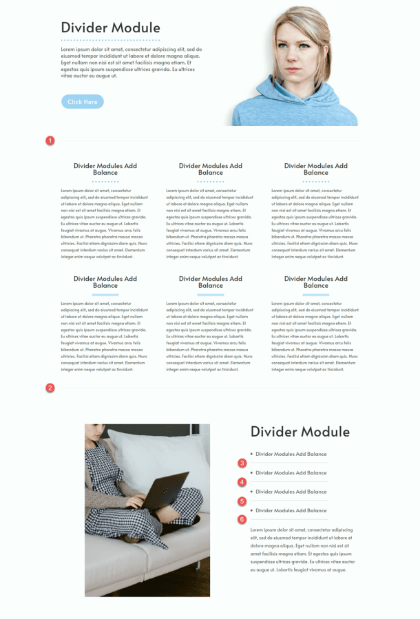 How to Use Divi Divider Modules to Create Balance in Your Design