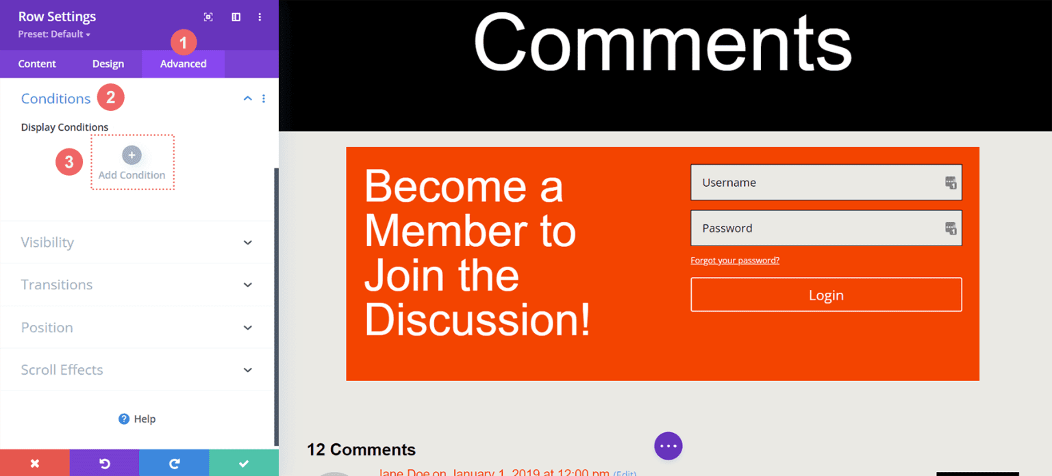 How to Show Divi's Comments Module to Logged-In Users Only
