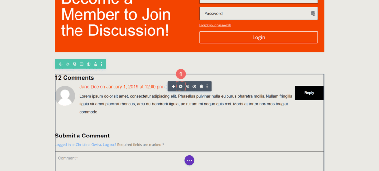 How to Show Divi's Comments Module to Logged-In Users Only