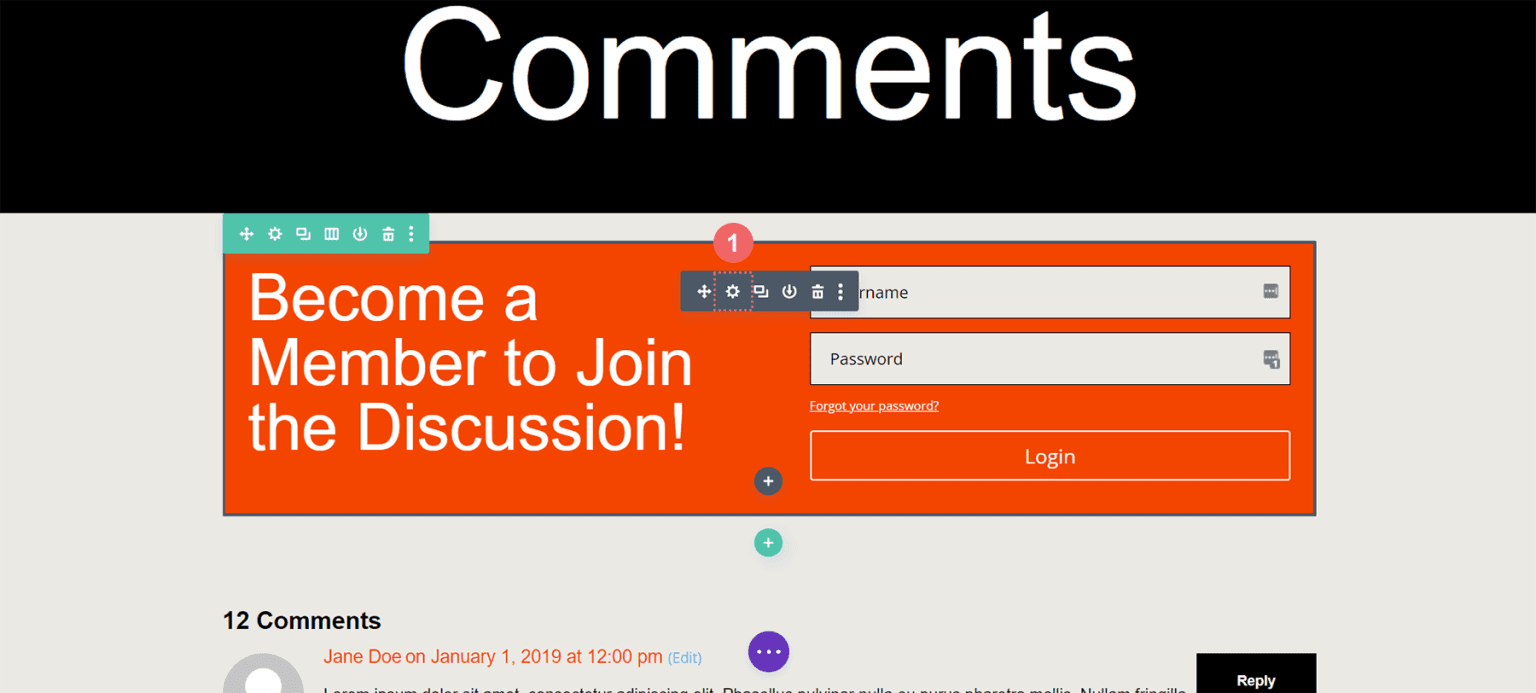 How to Show Divi's Comments Module to Logged-In Users Only