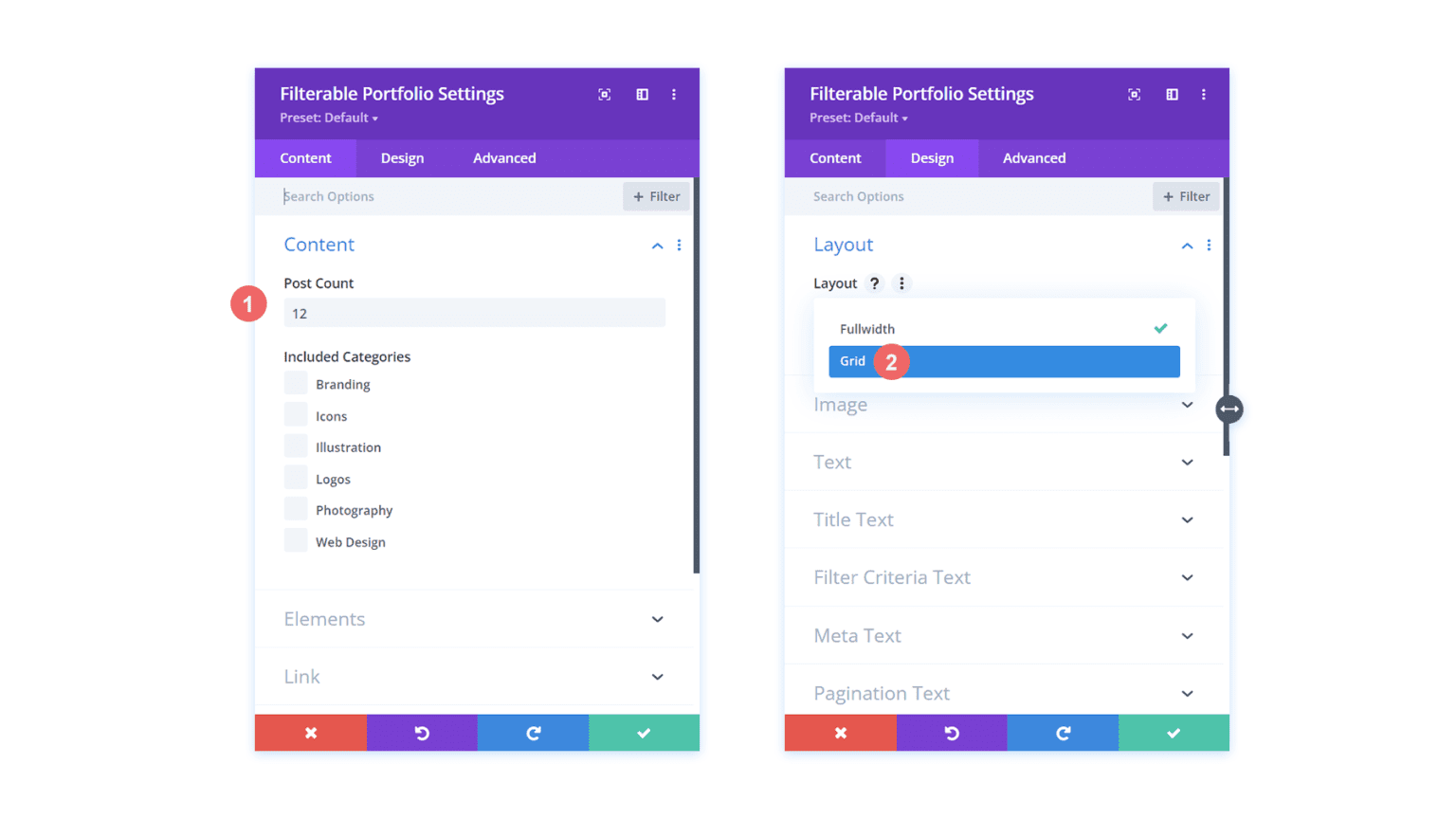 How To Style A Grid Item In Divis Filterable Portfolio Module 1060