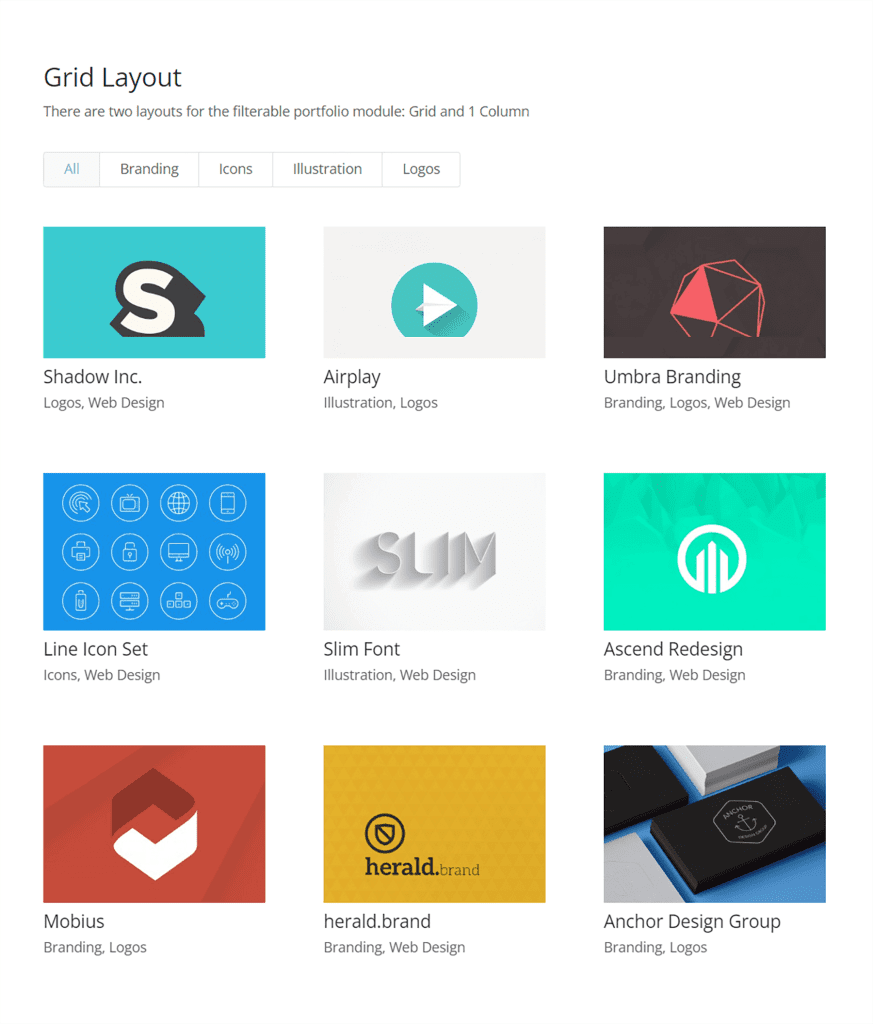 How to Style a Grid Item in Divi's Filterable Portfolio Module