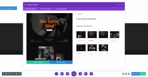 Get a Free Tattoo Shop Layout Pack for Divi