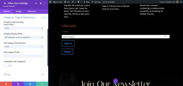 Divi Plugin Highlight: Divi Ajax Filter