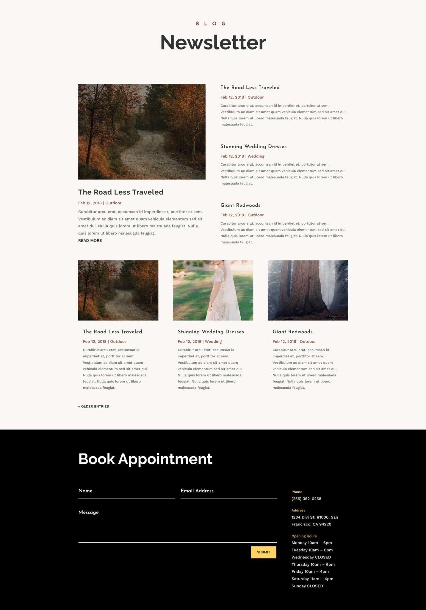 Get a FREE Hair Salon Layout Pack for Divi