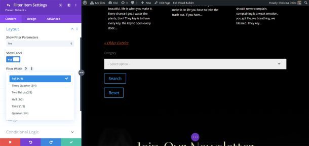 Divi Plugin Highlight: Divi Ajax Filter