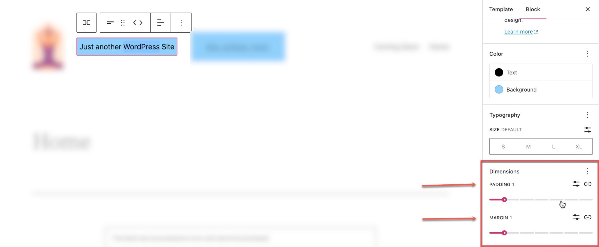 How to Use the WordPress Site Tagline Block