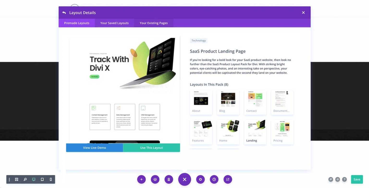 Get a Free Saas Product Layout Pack for Divi