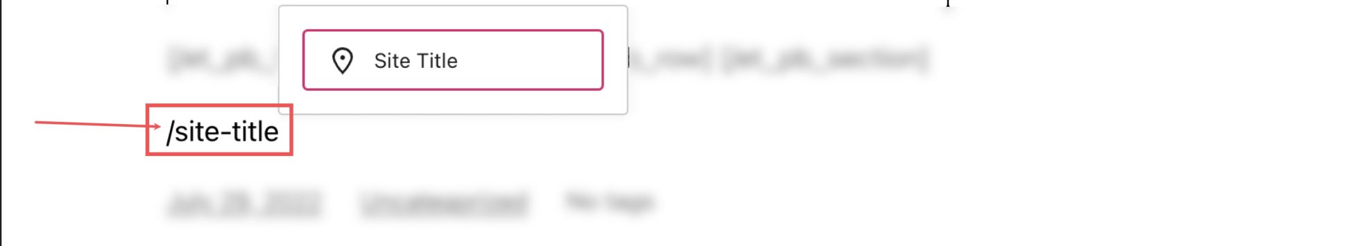 How to Use the WordPress Site Title Block