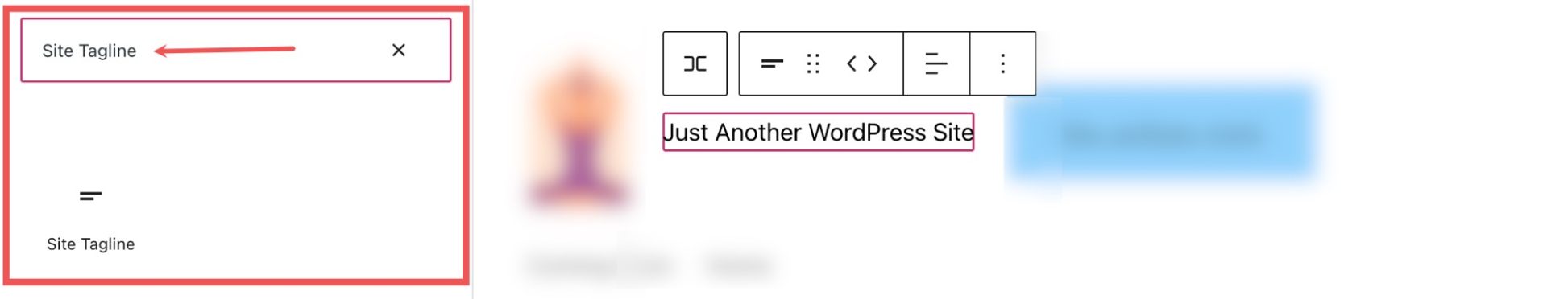 How to Use the WordPress Site Tagline Block